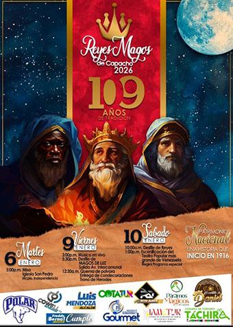 Los tres Reyes Magos llegan el sábado a Capacho – Diario La Nación